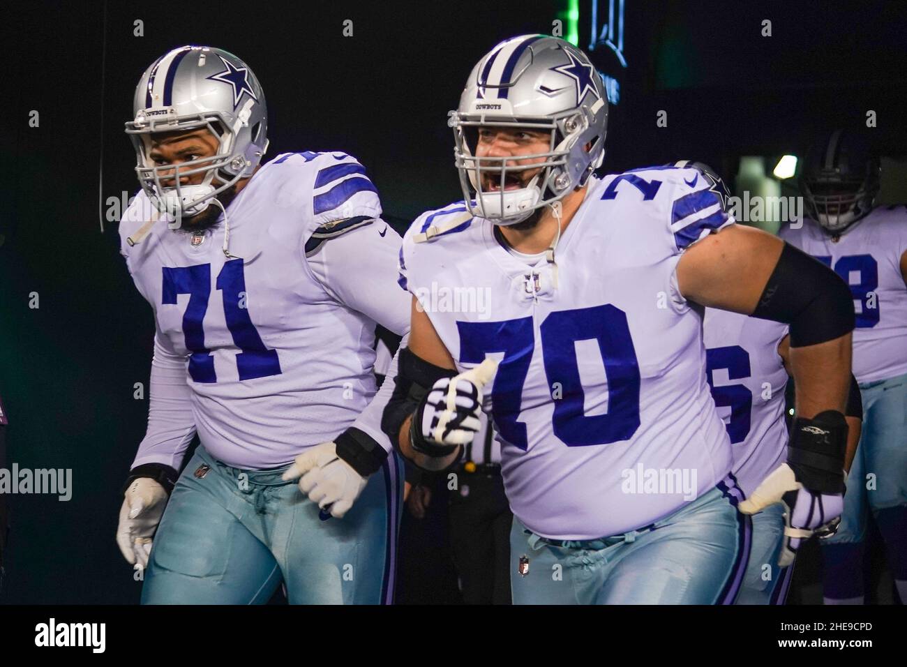 Philadelphia, Pennsylvania, USA. 8th Jan, 2022. Dallas Cowboys guard ...