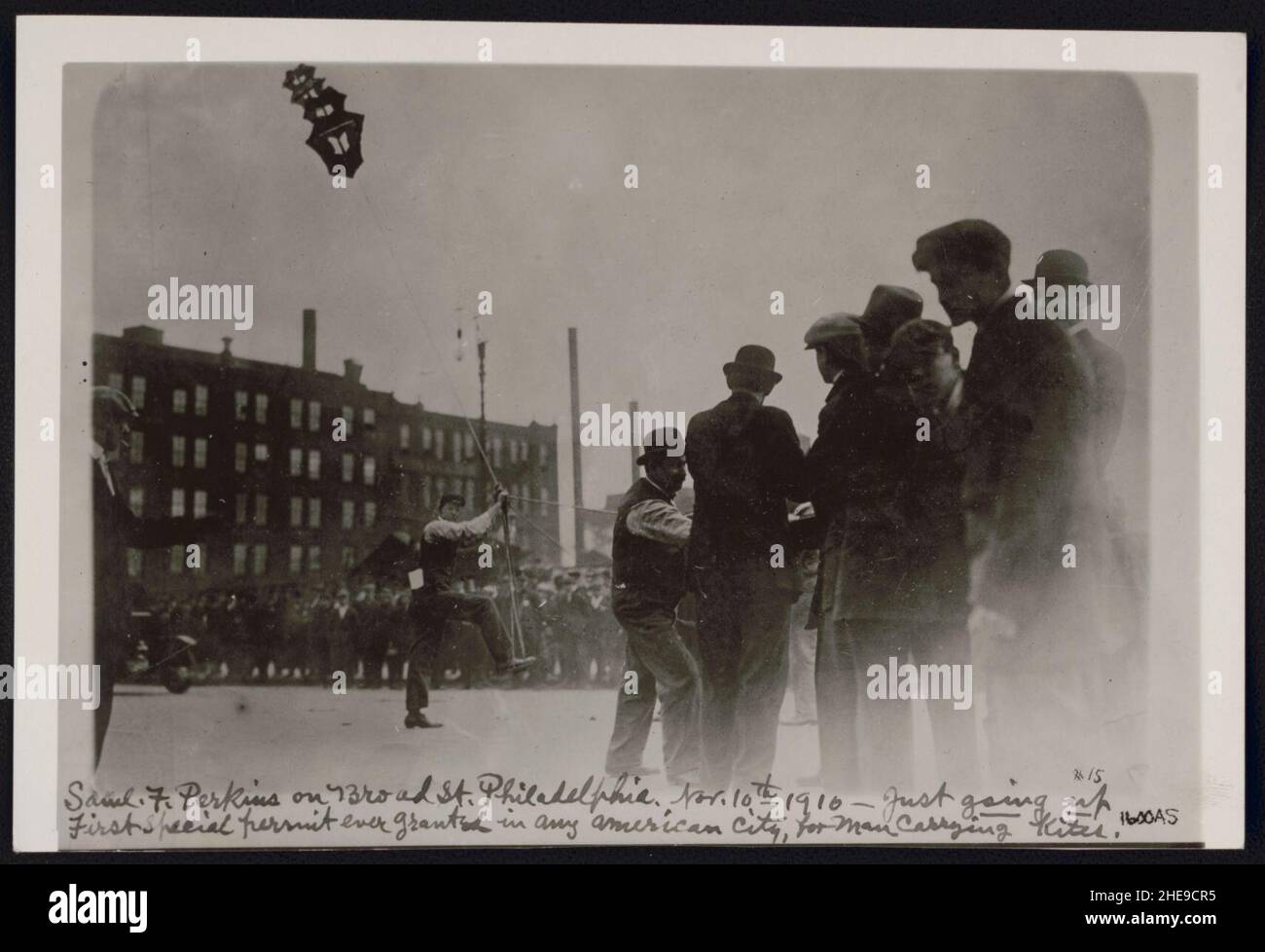 Samuel F. Perkins on Broad St., Philadelphia, Nov. 10th, 1910 - just ...