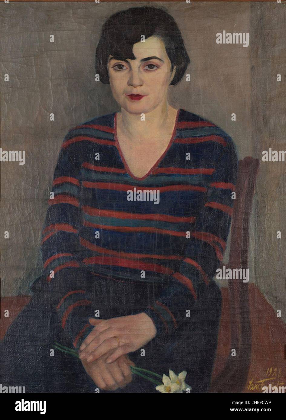 Samuel Finkelstein Portret żony 1928 Stock Photo - Alamy