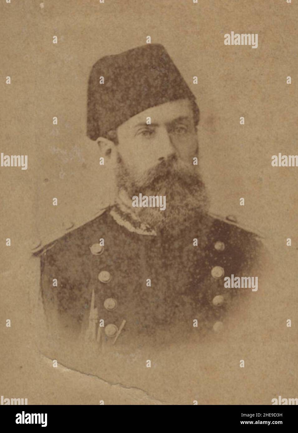 Samuel H. Lockett in the Egyptian army uniform Stock Photo - Alamy