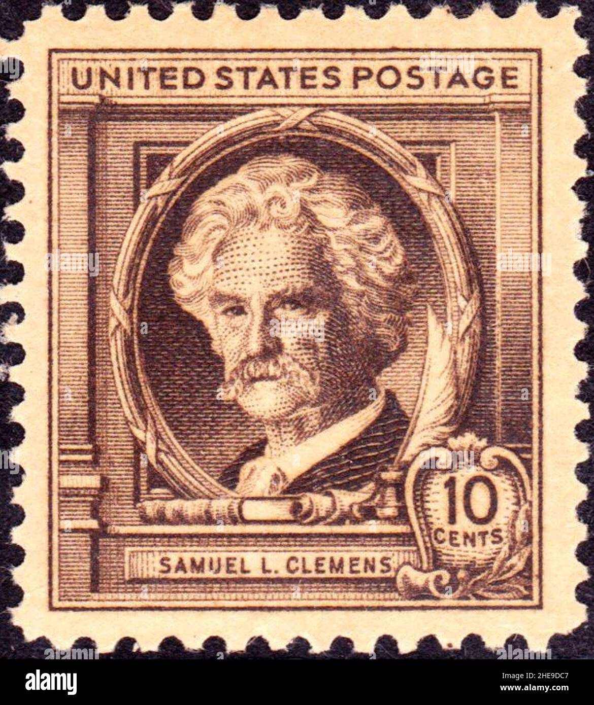 Samuel L Clemens 1940 Issue-10c Stock Photo - Alamy