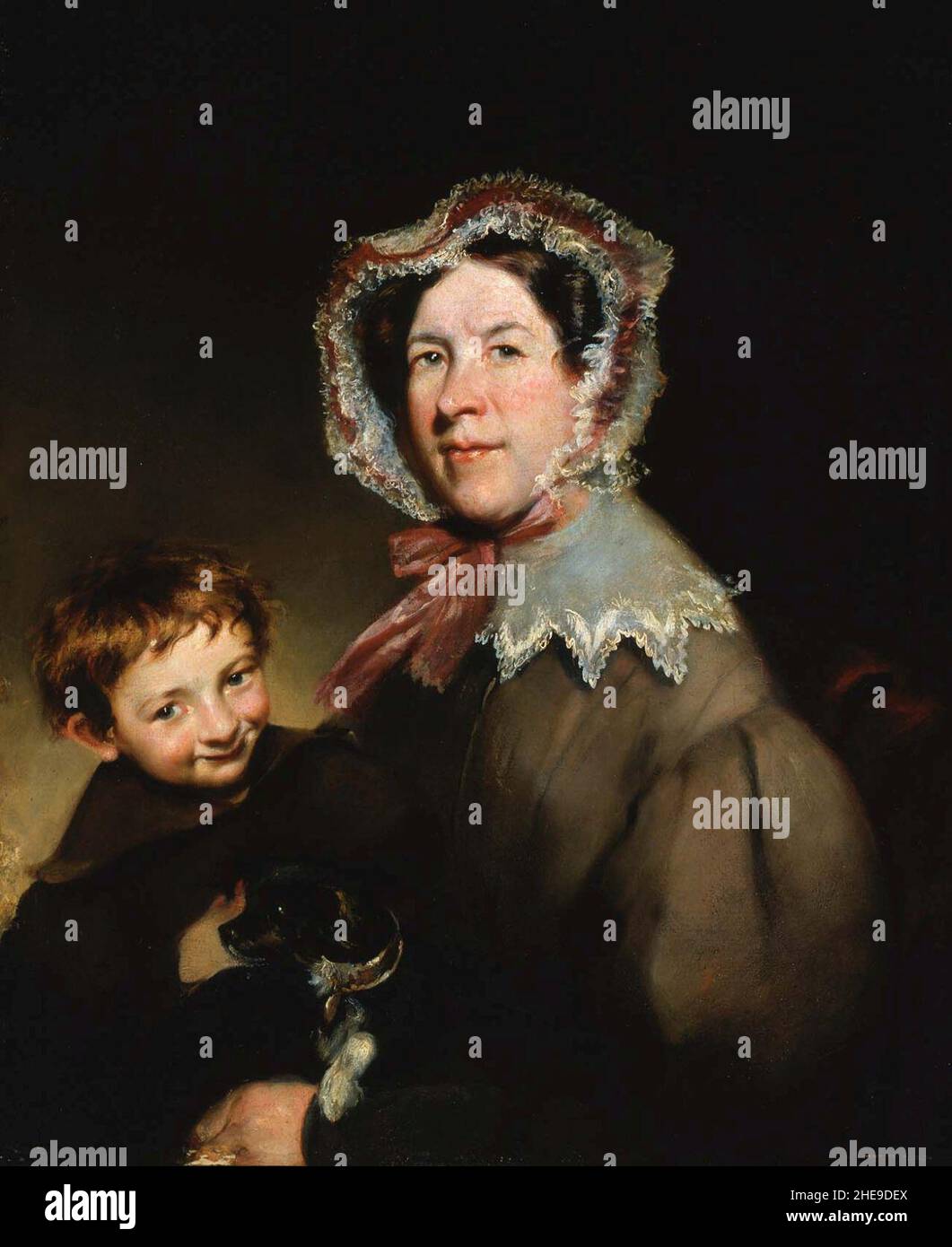 Samuel Lovett Waldo - Deliverance Mapes Waldo and Her Son - 45.891 ...