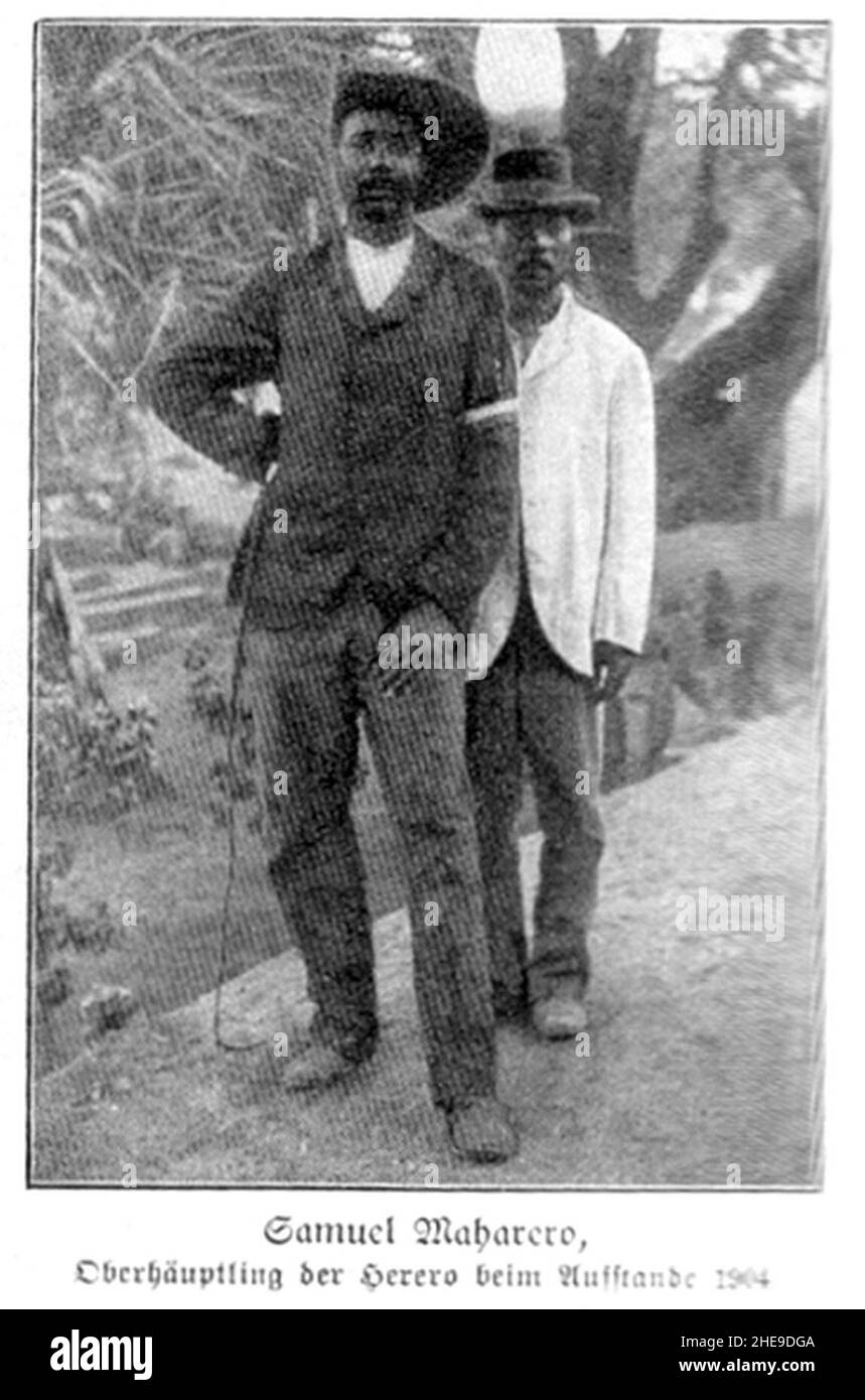 Samuel Maharero 1904 Stock Photo - Alamy