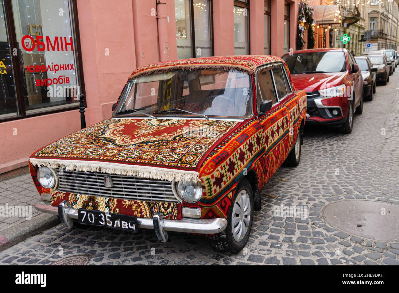Lviv, Ukraine. 08th Jan, 2022. The VAZ-2101 "Zhiguli", commonly ...