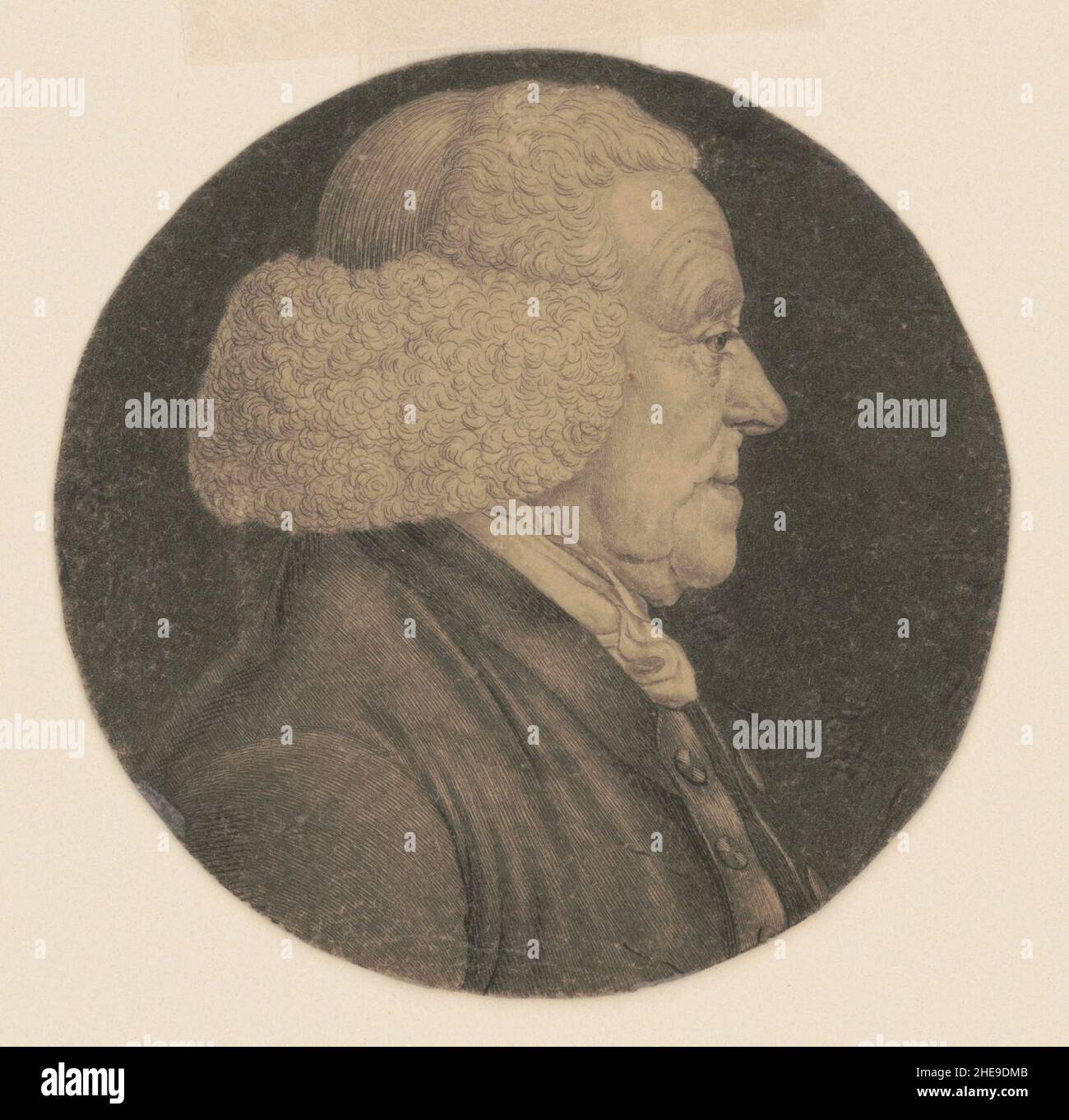 Samuel Morris, head-and-shoulders portrait, right profile Stock Photo ...