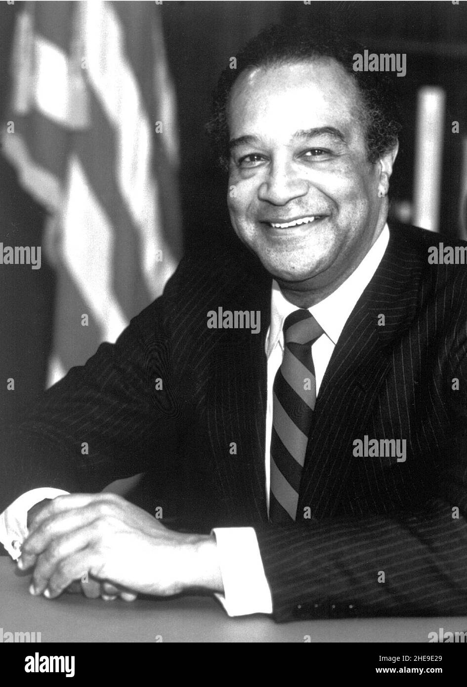 Samuel Pierce official portrait Stock Photo - Alamy
