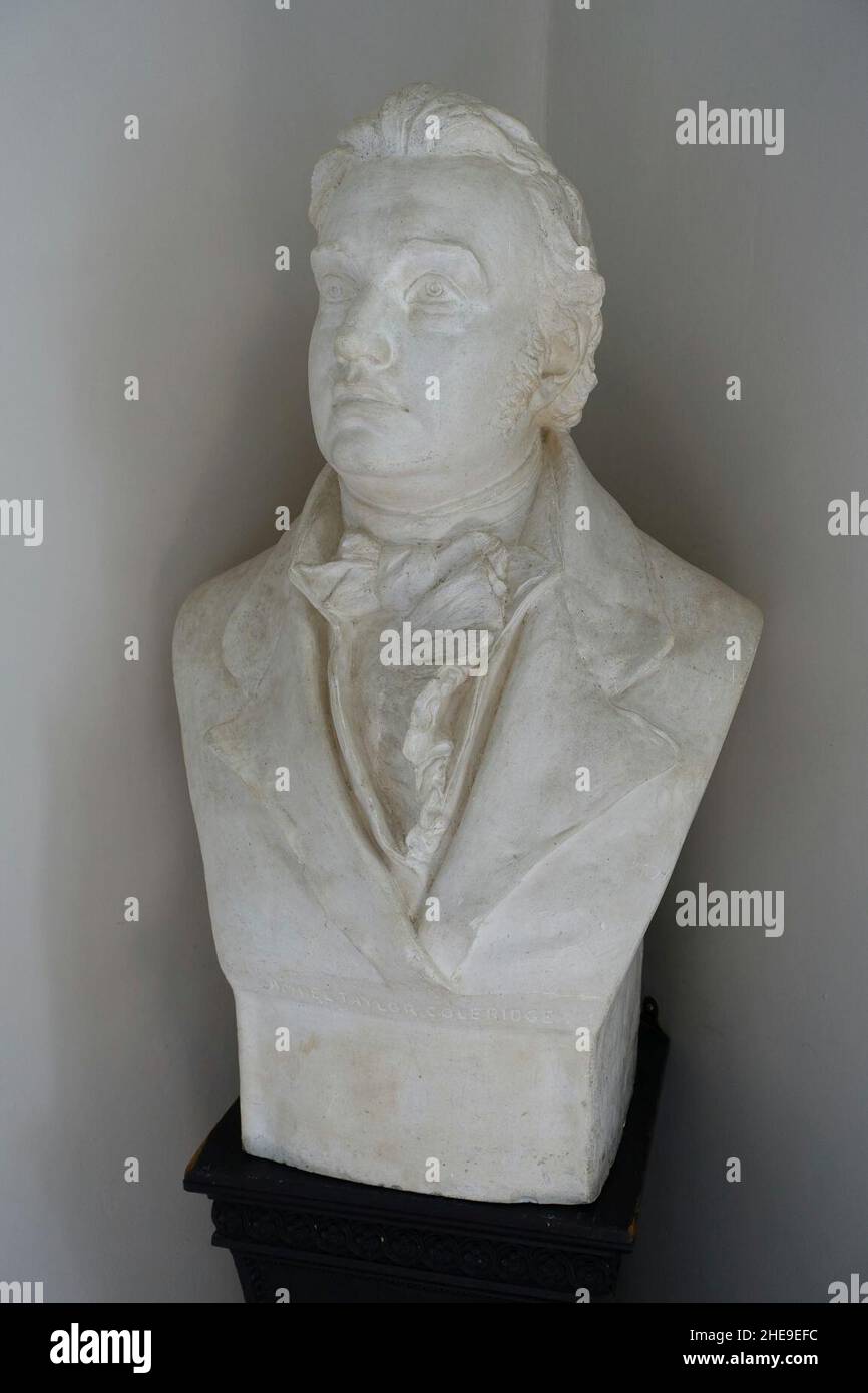 Samuel Taylor Coleridge by Sir Hamo Thornycroft (1850-1925), plaster Stock Photo - Alamy