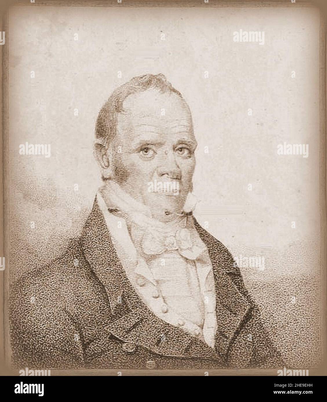 Samuel Thomson, creator of the Thomsonian system. Original Stock Photo ...