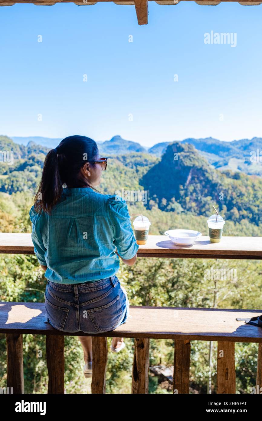 Mae Hong Son Thailand January 2022, Ban Jabo Noodle house, Ban Jabo ...