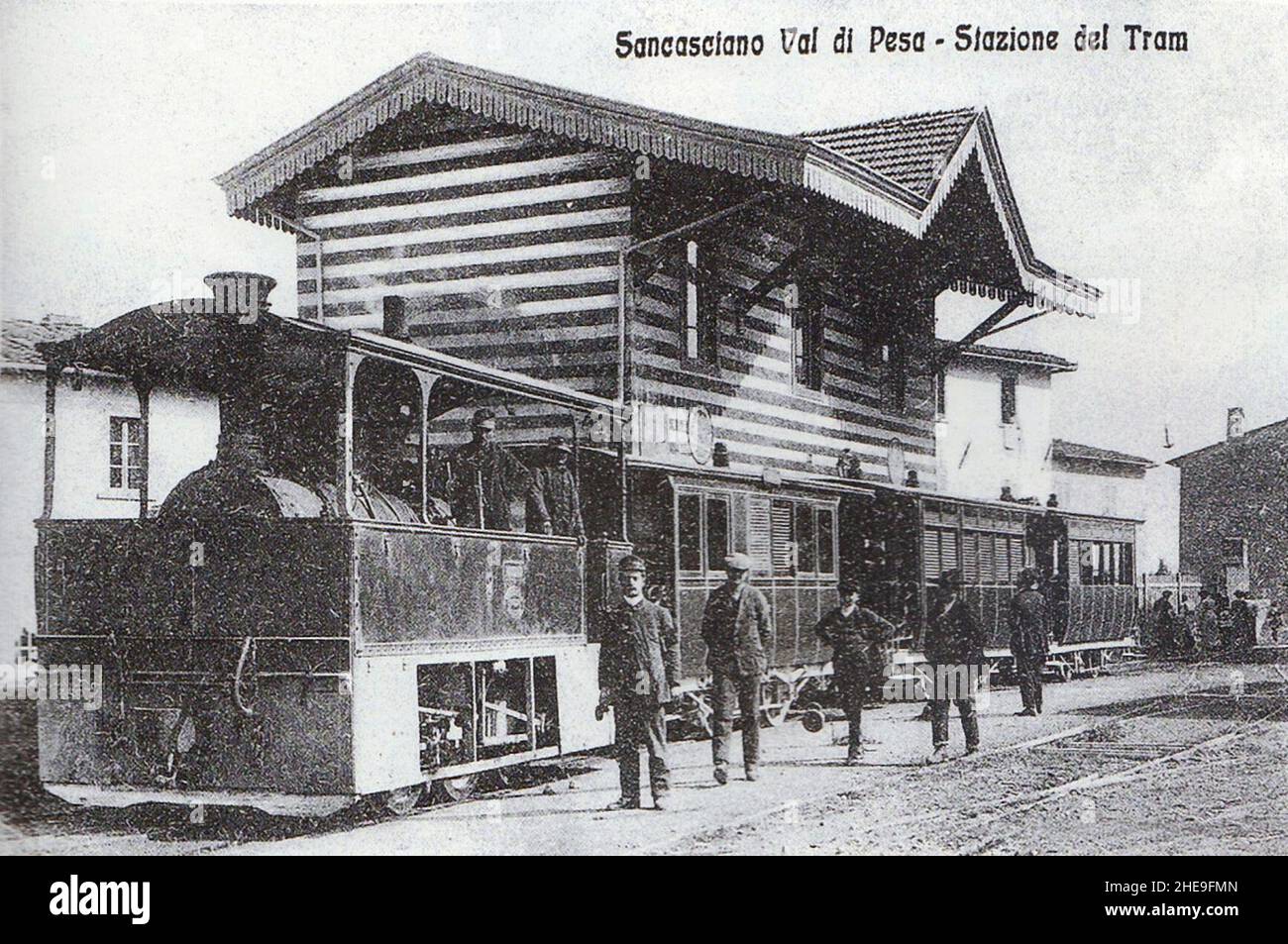 San Casciano in Val di Pesa - Stazione tranviaria Stock Photo - Alamy