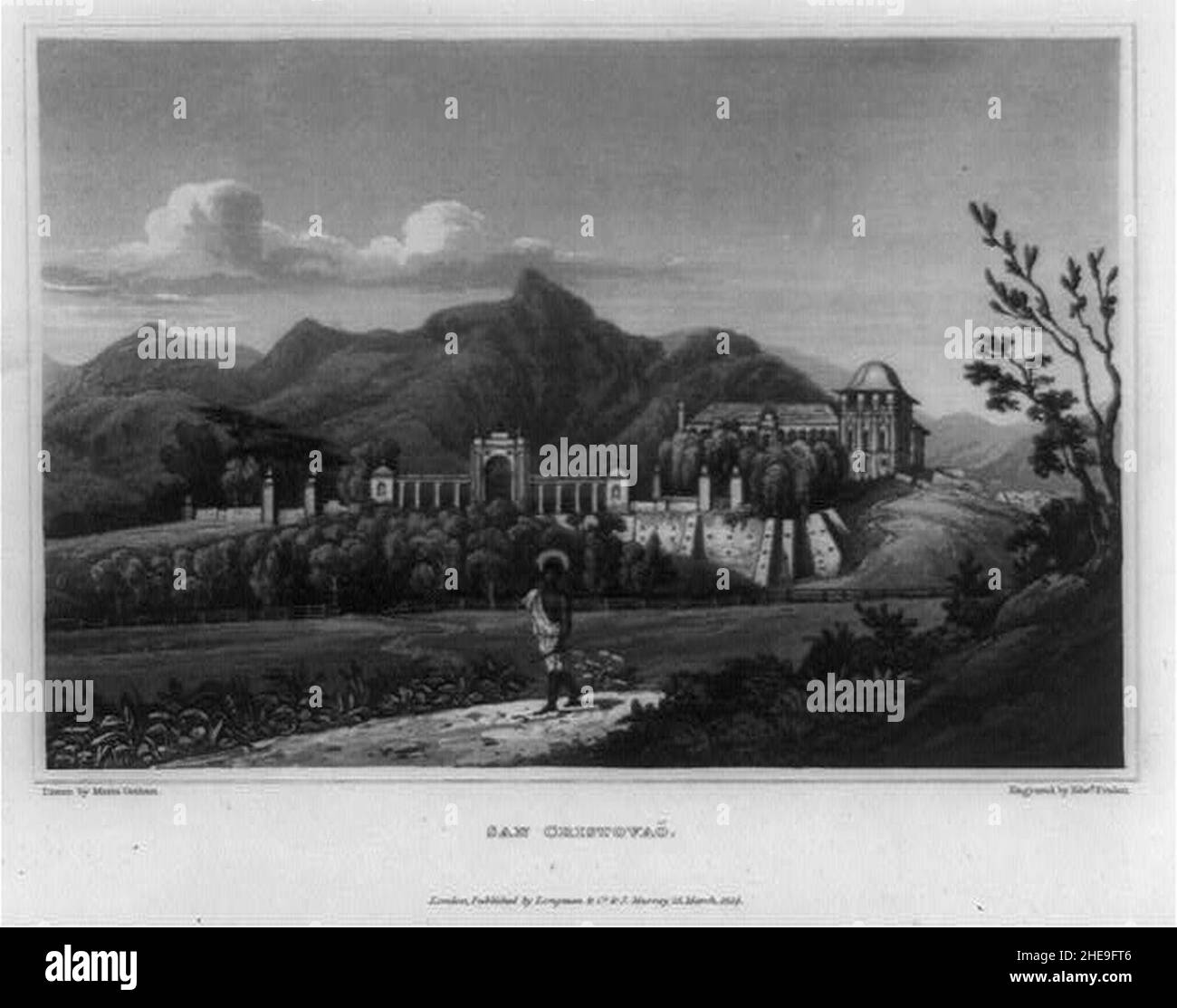 San Cristovaõ - drawn by Maria Graham ; engraved by Edwd. Finden Stock ...