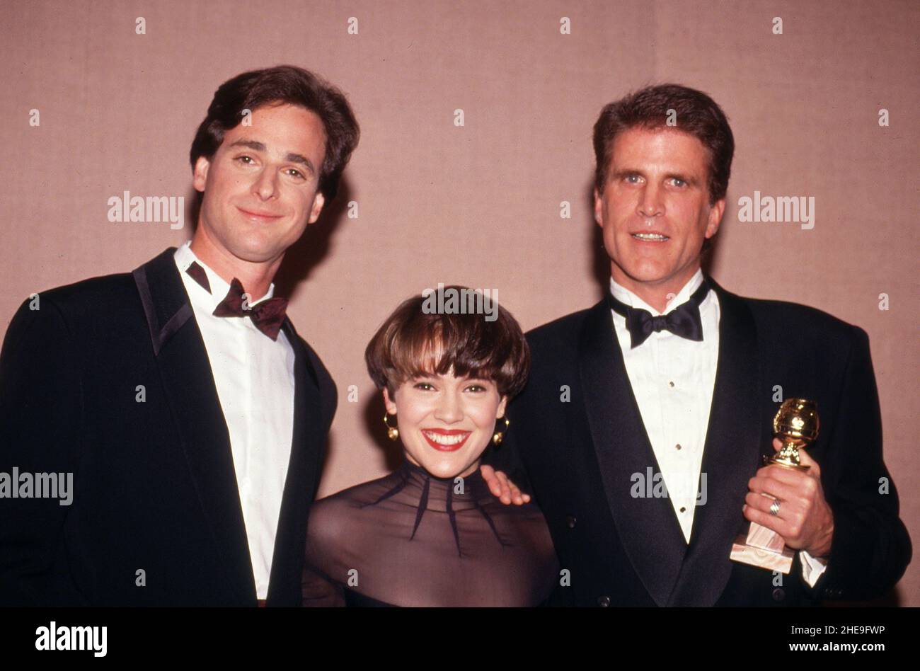 Bob Saget Abyss Milano and Ted Danson at the 1991 Golden Globe Awards ... Bob Saget Abyss Milano and Ted Danson at the 1991 Golden Globe Awards ...
