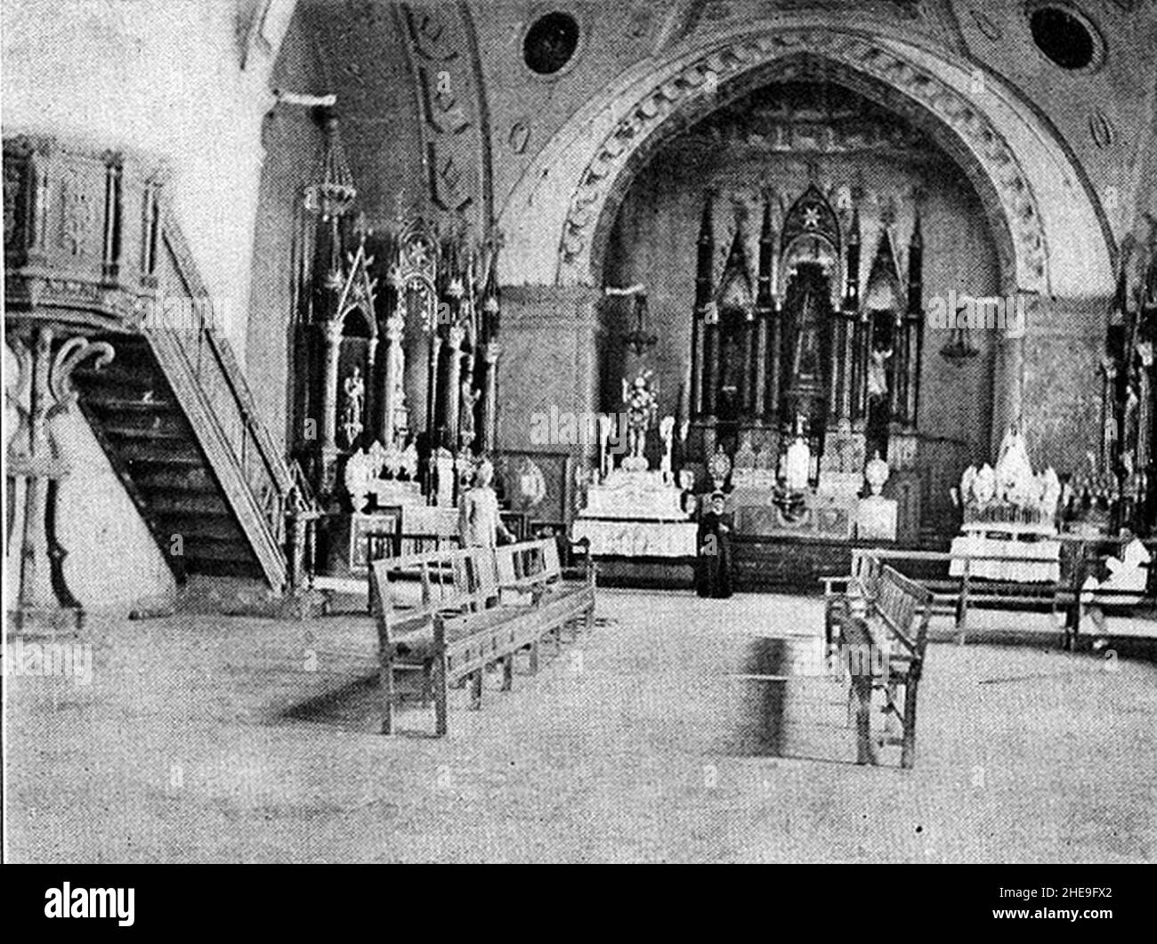 San Diego de Alcala Cathedral Main Altar Stock Photo - Alamy