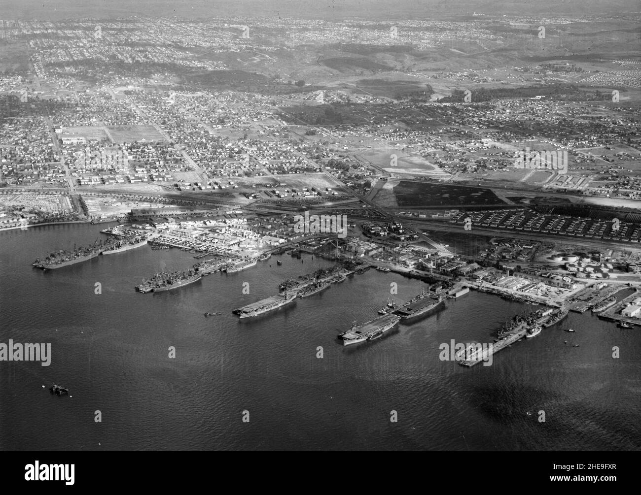 San diego naval base Black and White Stock Photos & Images - Alamy