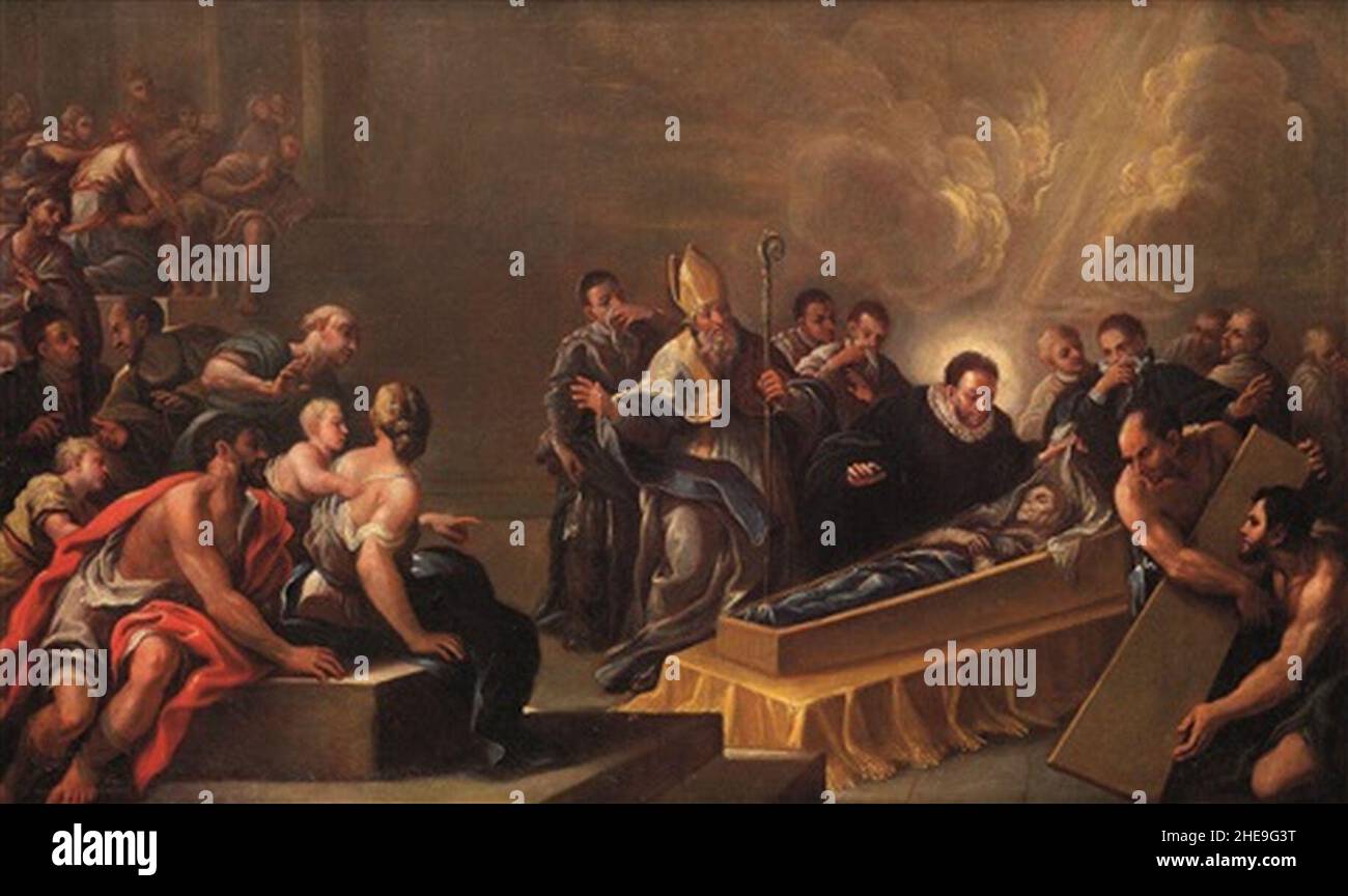 San francesco borgia davanti al corpo della regina isabella di ...