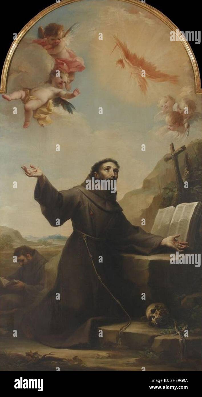 San Francisco de Asís, de Mariano Salvador Maella Stock Photo - Alamy