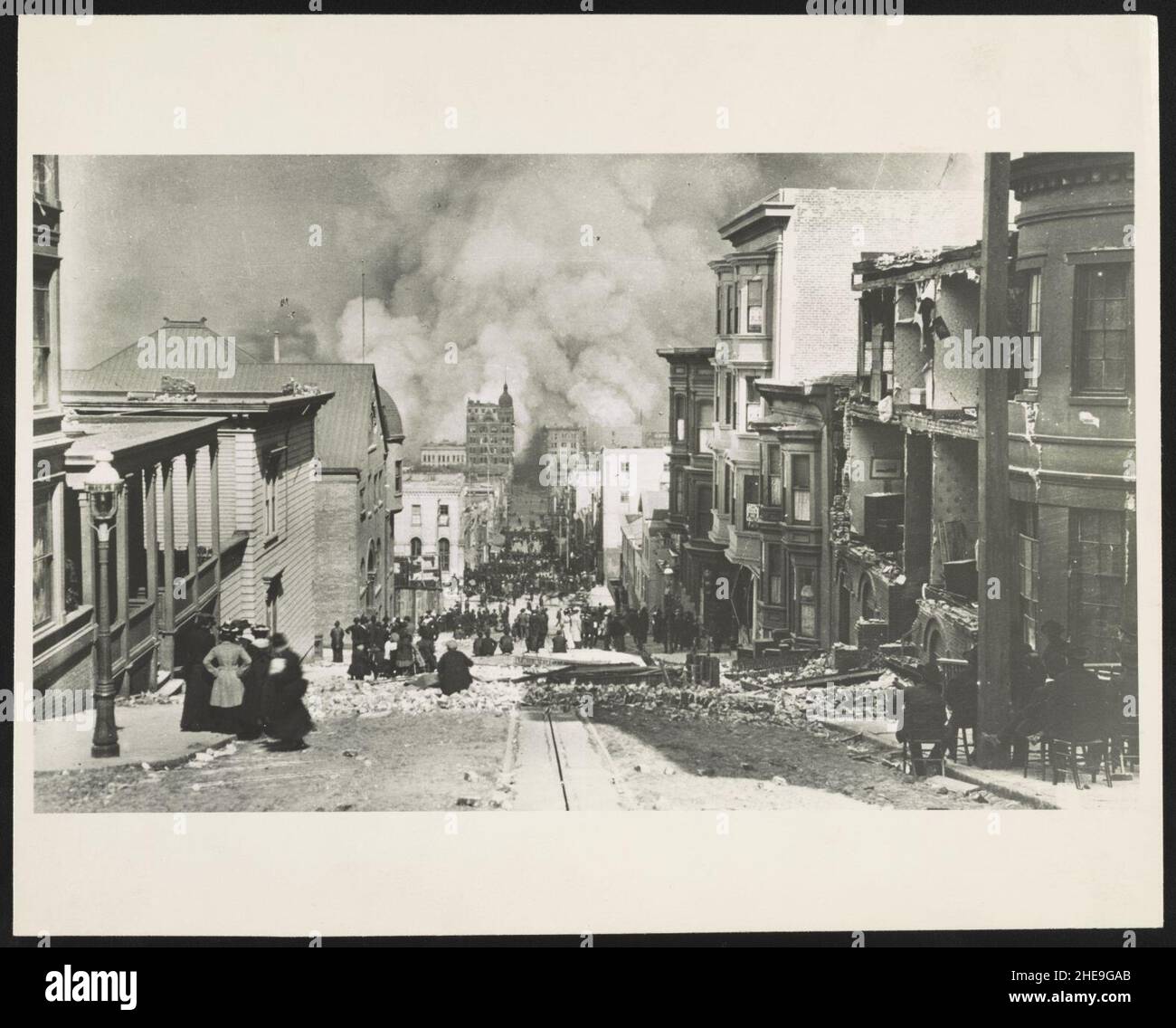 San Francisco earthquake Stock Photo - Alamy