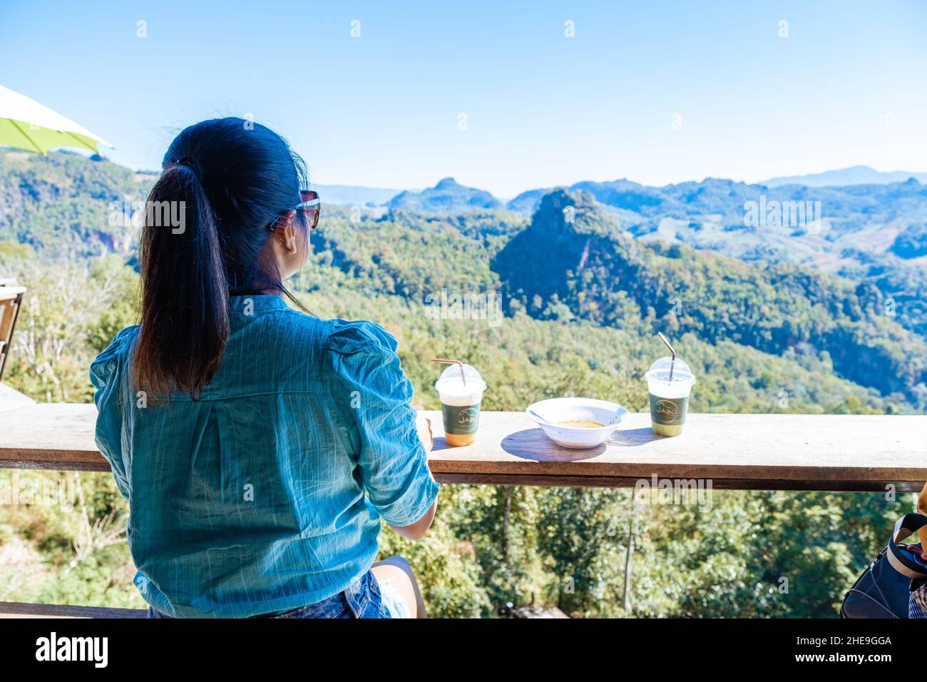 Mae Hong Son Thailand January 2022, Ban Jabo Noodle house, Ban Jabo ...