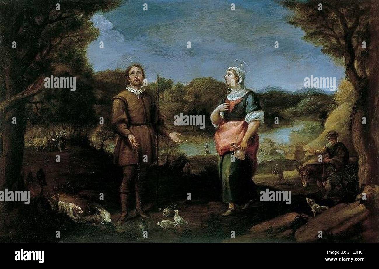 San Isidro Labrador y Santa María de la Cabeza Stock Photo - Alamy