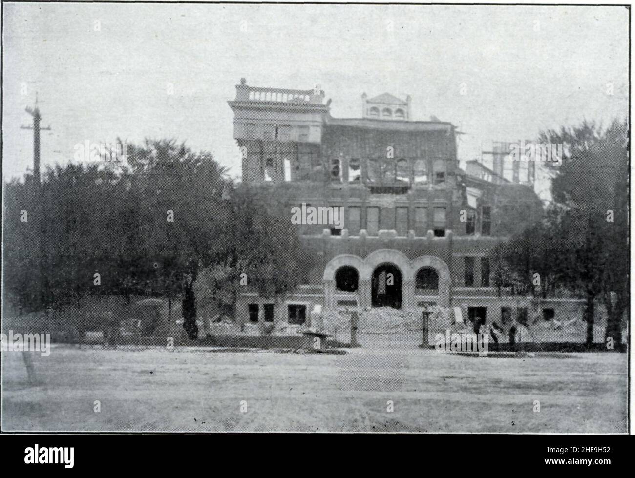San Jose High School (old ruins Stock Photo - Alamy