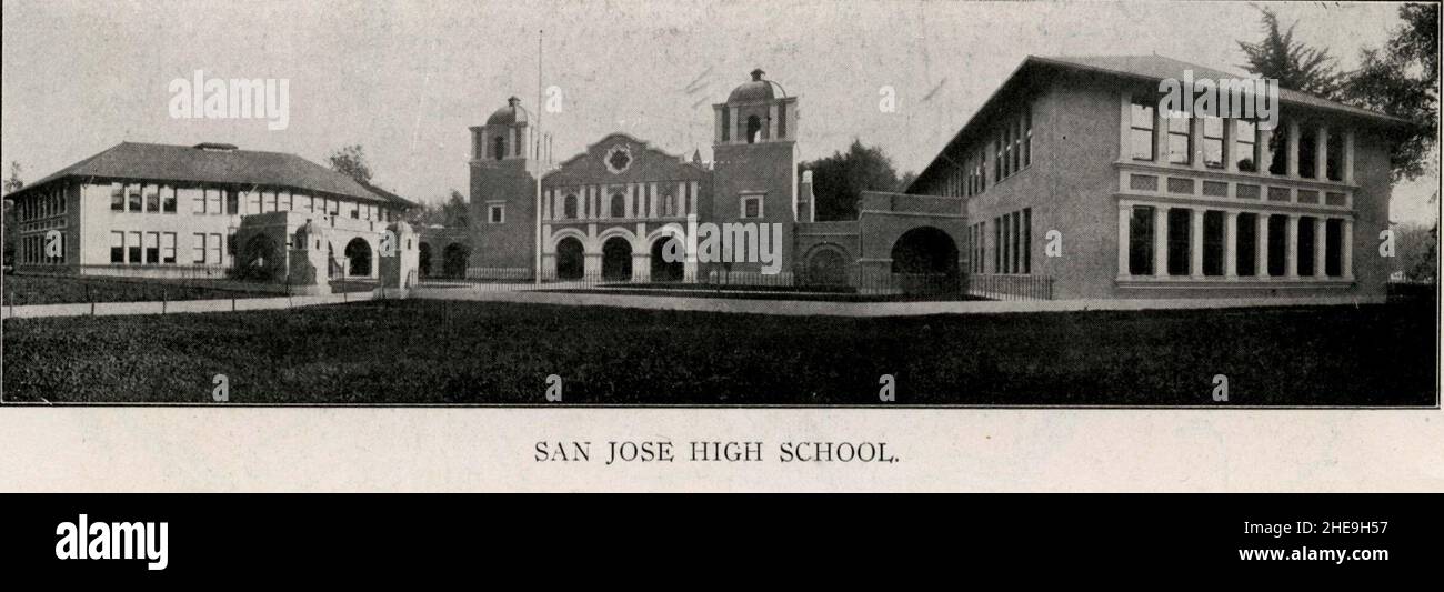 San Jose High School (rebuilt Stock Photo - Alamy