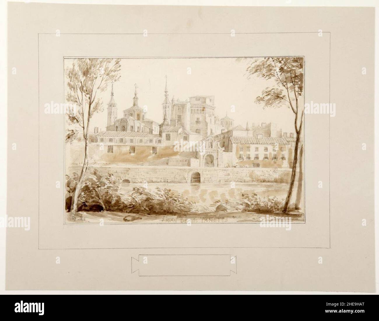 San Juan de los Panetes y palacio de Azuda, Zaragoza Stock Photo - Alamy