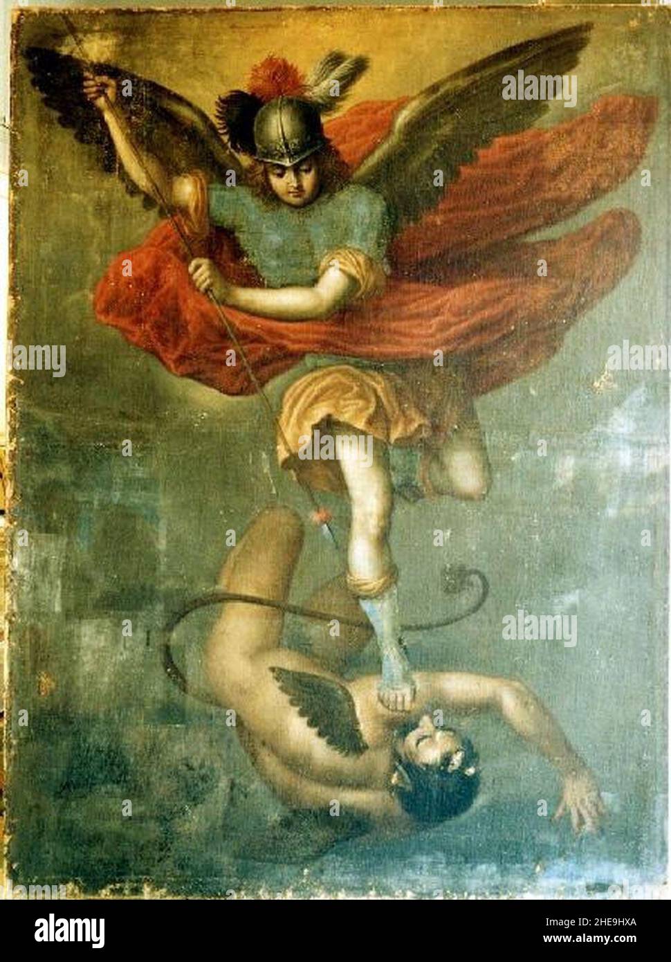 San Miguel Arcángel, de Miguel Jerónimo de Cieza Stock Photo - Alamy