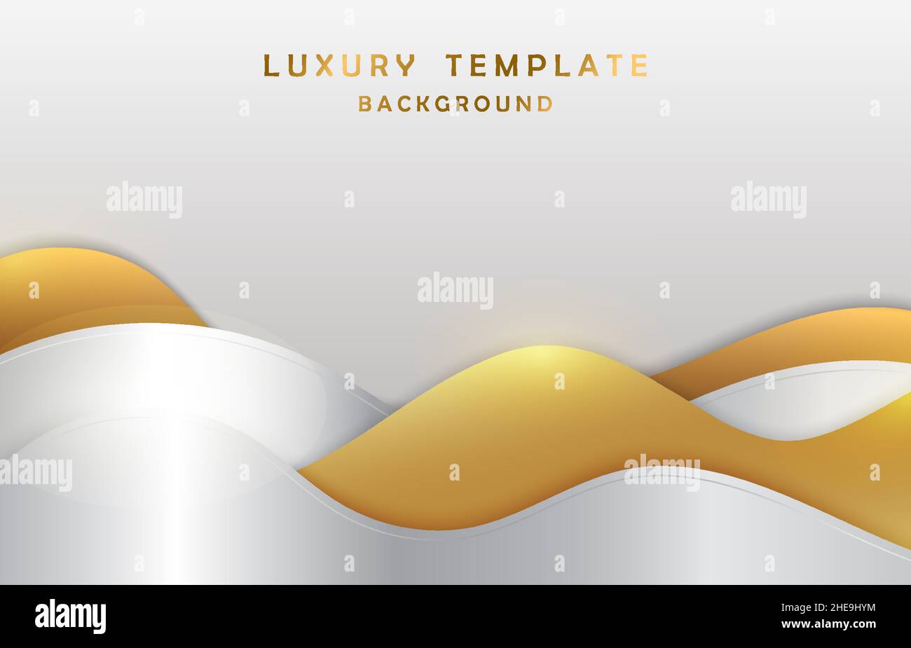 Abstract golden template design of elegant modern royal template ...