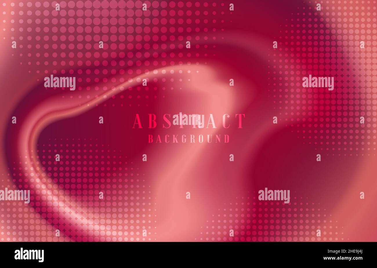 Abstract gradient red colourful design of futuristic mesh and halftone ...