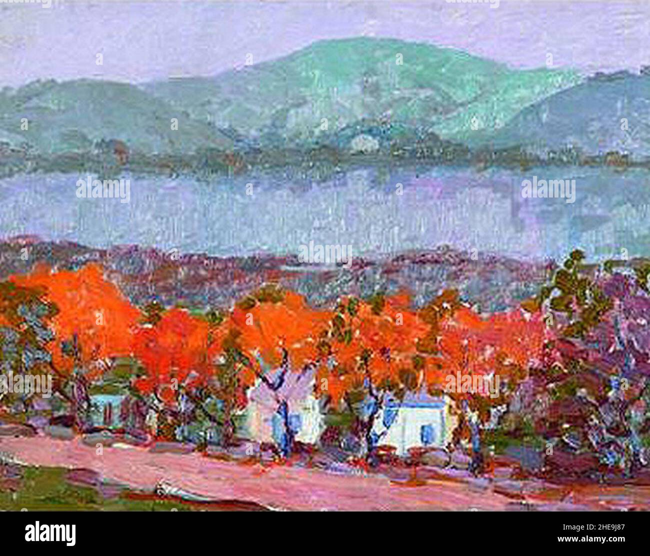 San Rafael Ave, Tiburon - Selden Gile Stock Photo - Alamy