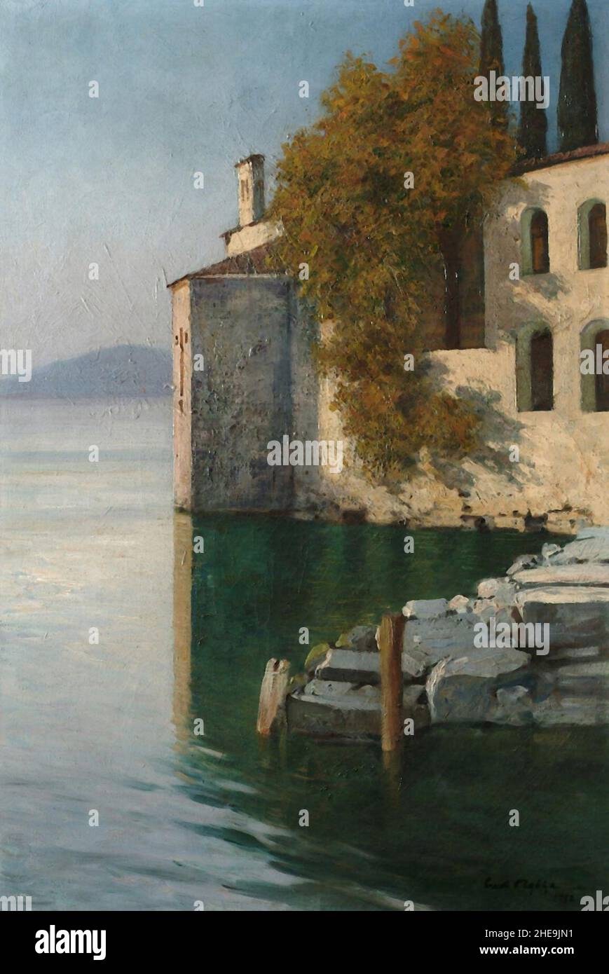 San Vigilio - Gardasee - Curt Agthe 4 Stock Photo - Alamy