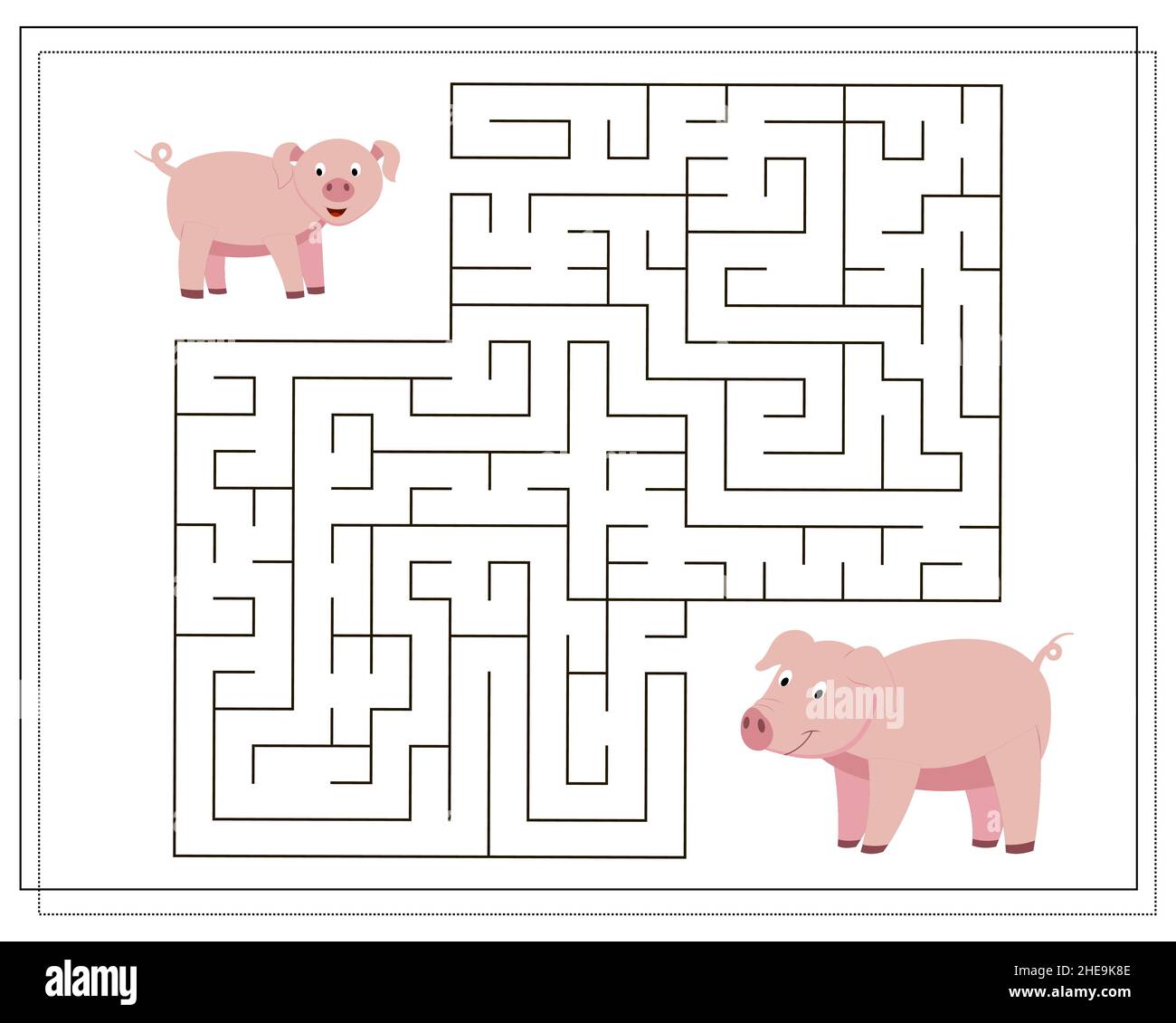 A puzzle game for children, go through the maze. Help me walk through ...