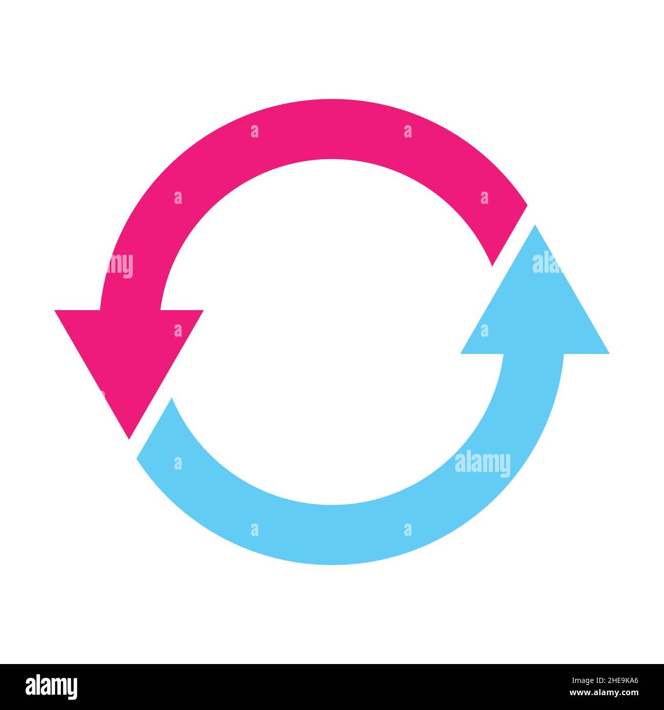 two round arrows icon vector for graphic design, logo, website, social ...