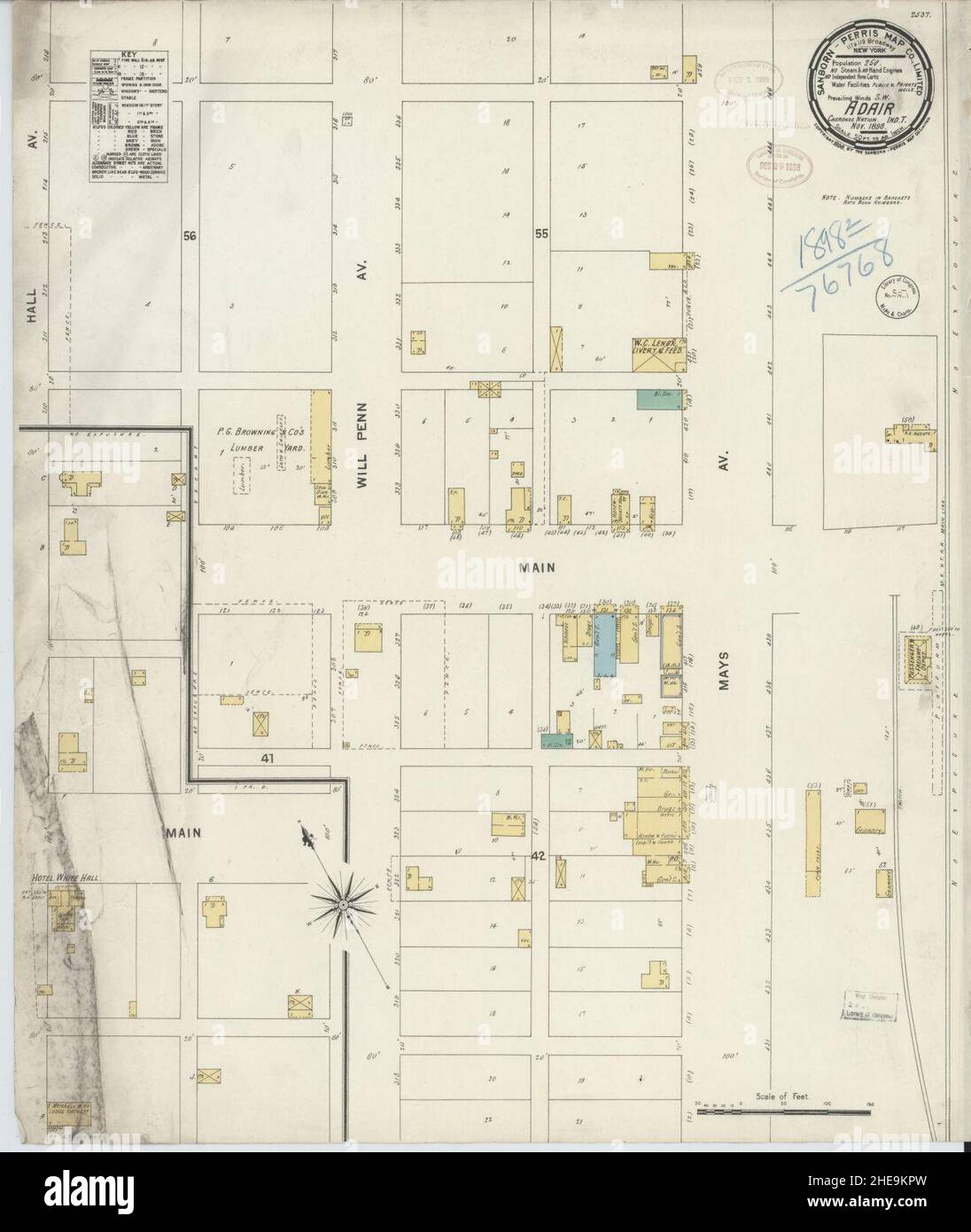 Adair map hi-res stock photography and images - Alamy