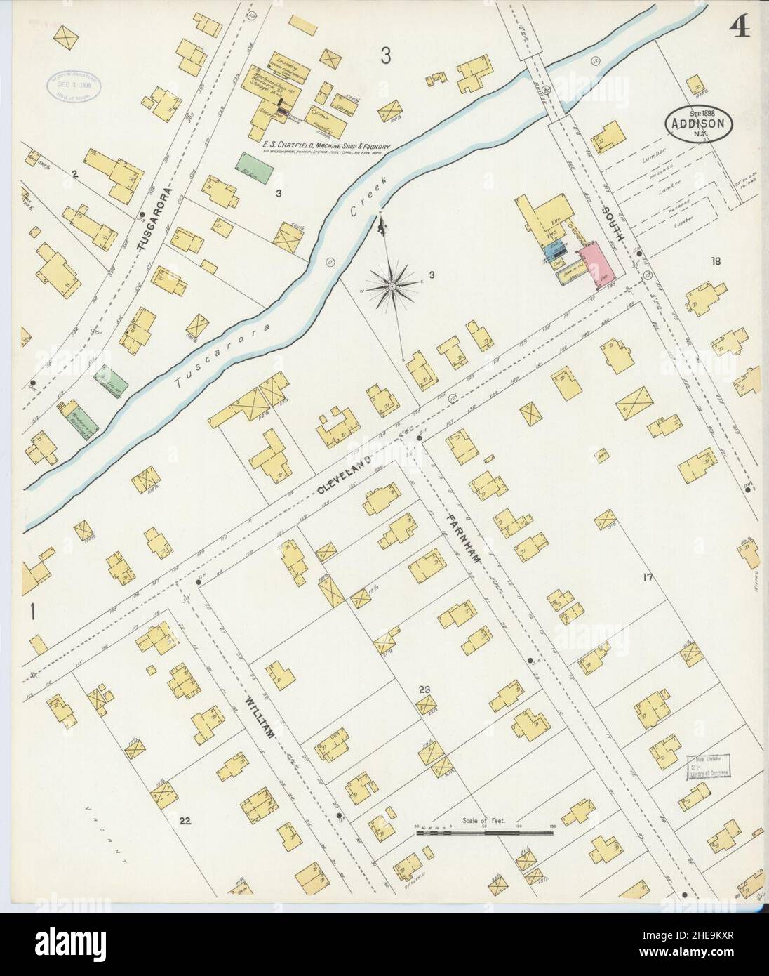 Map of addison new york hi-res stock photography and images - Alamy