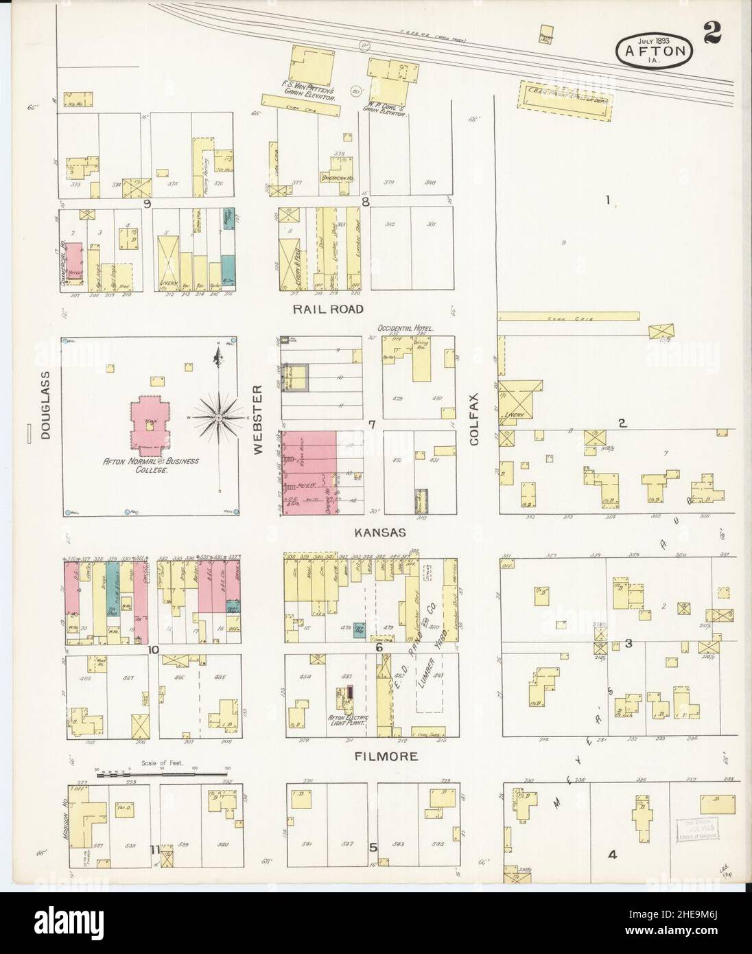 Afton map hi-res stock photography and images - Alamy