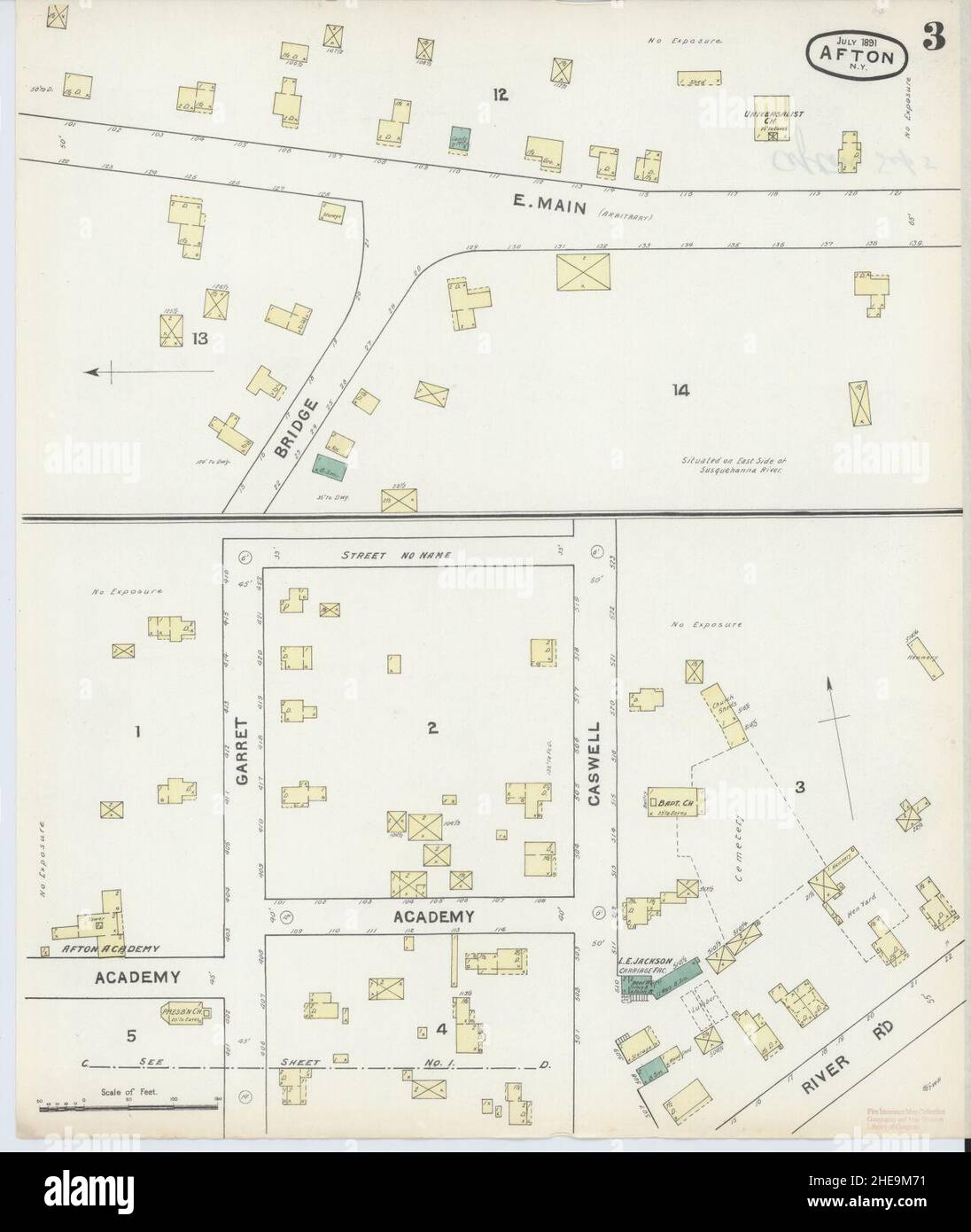 Afton map hi-res stock photography and images - Alamy
