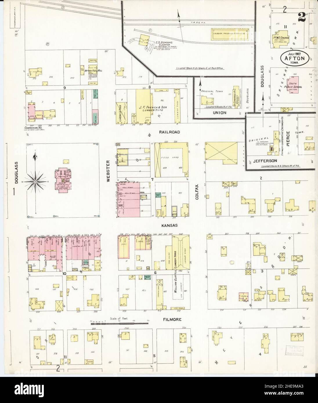 Afton map hi-res stock photography and images - Alamy