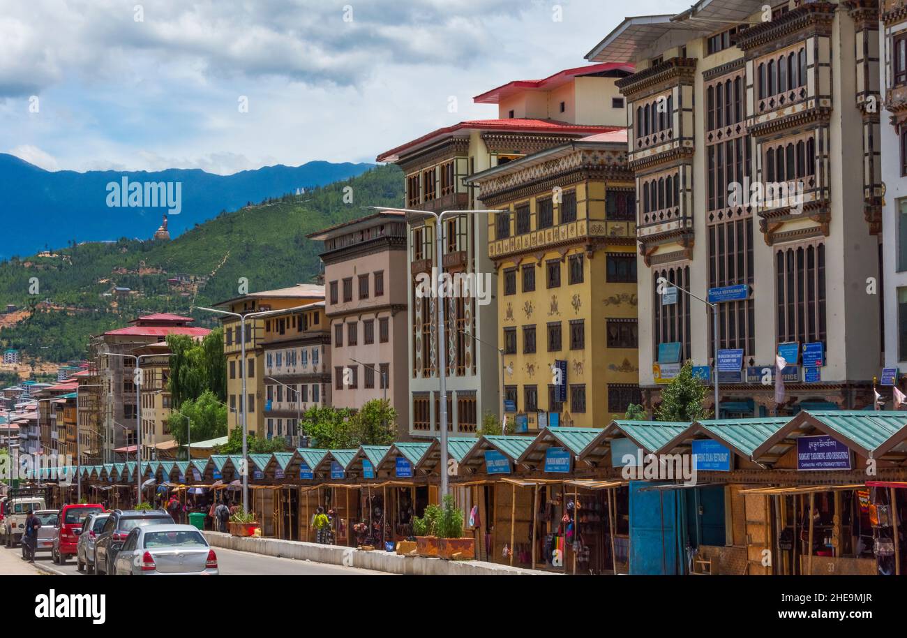 Thimphu bhutan street hi-res stock photography and images - Alamy