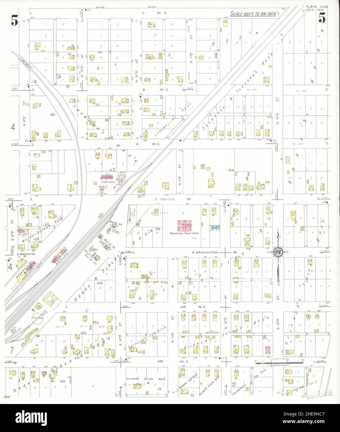Monroe iowa map hi-res stock photography and images - Alamy