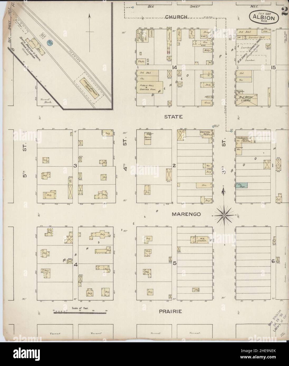 Albion nebraska map hi-res stock photography and images - Alamy