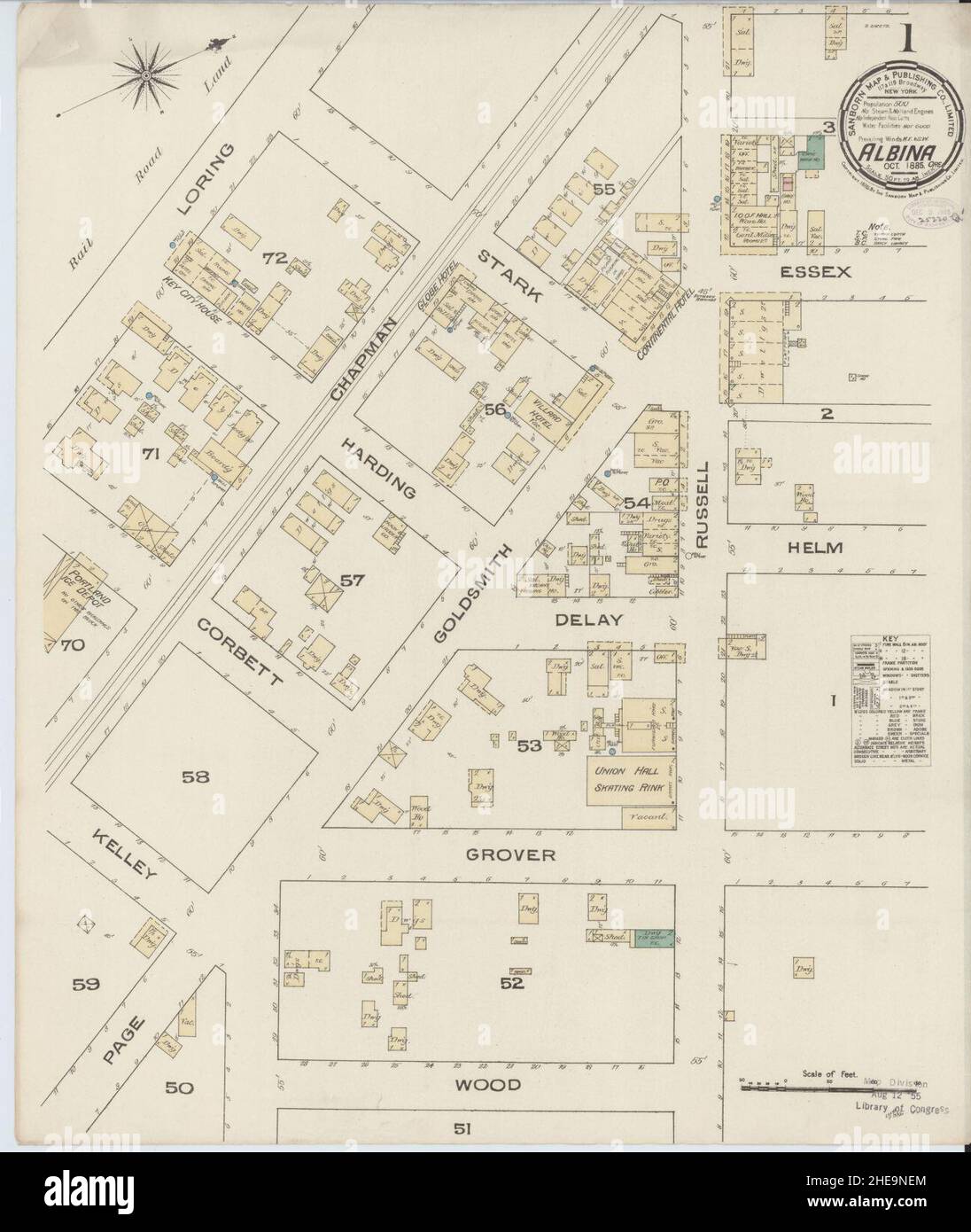 Multnomah county map hi-res stock photography and images - Alamy