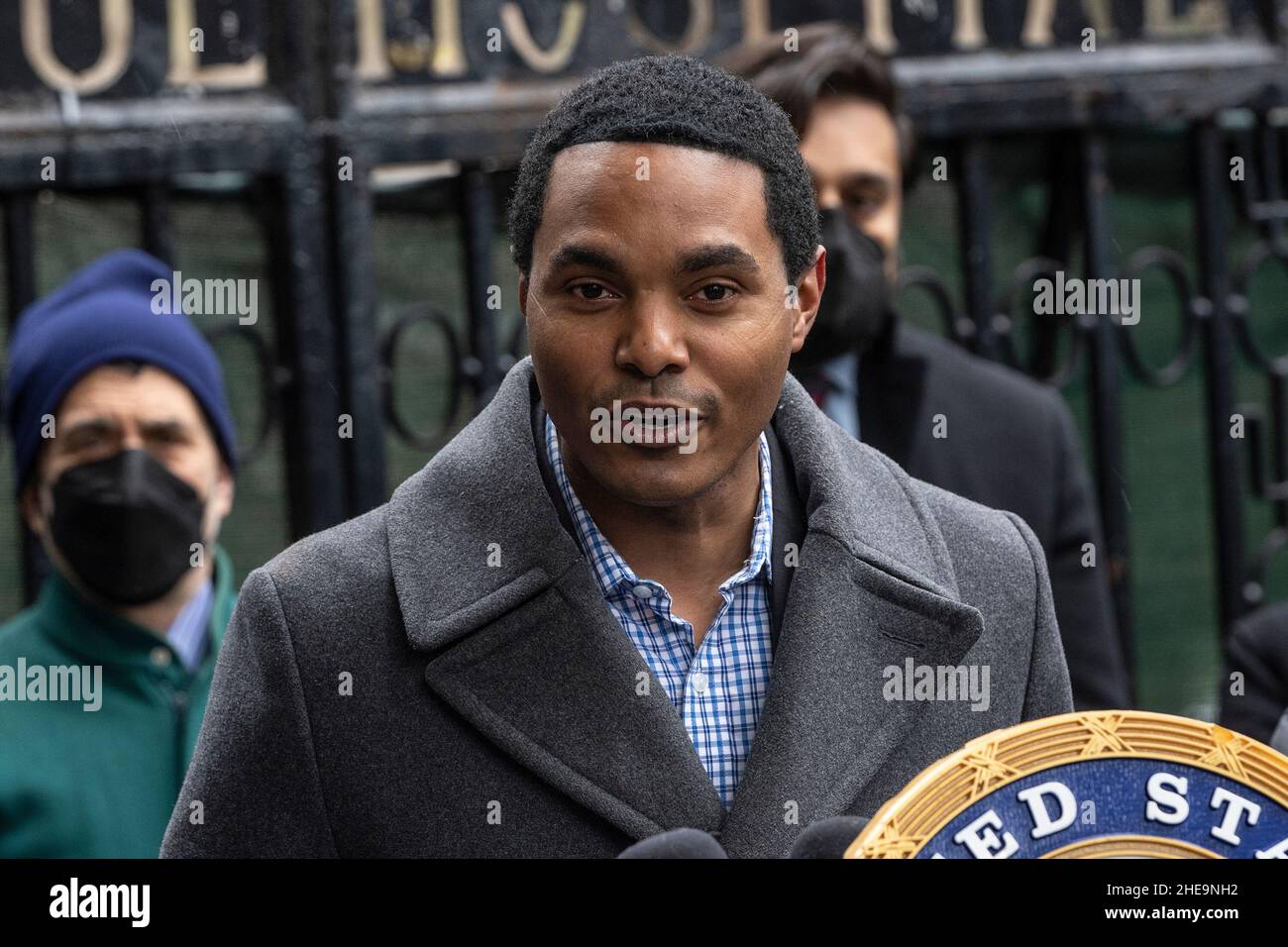 New York, New York, USA. 9th Jan, 2022. U. S. Representative Ritchie ...