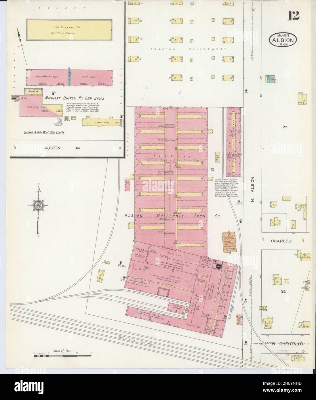 Calhoun michigan map hi-res stock photography and images - Alamy
