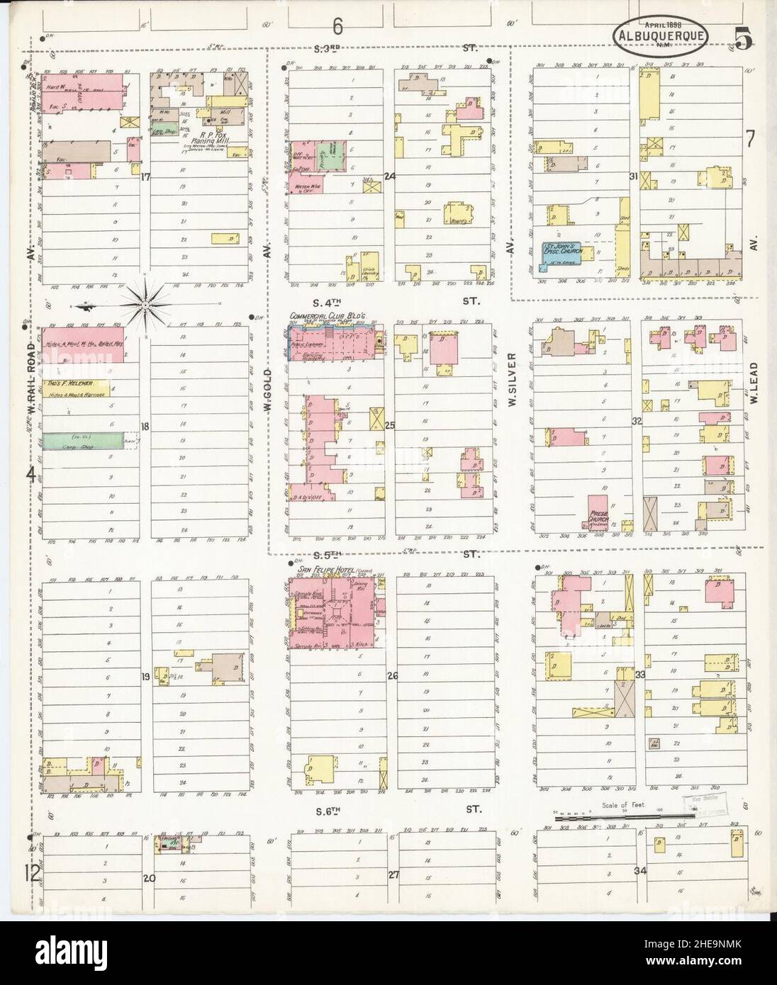 Bernalillo county map hi-res stock photography and images - Alamy