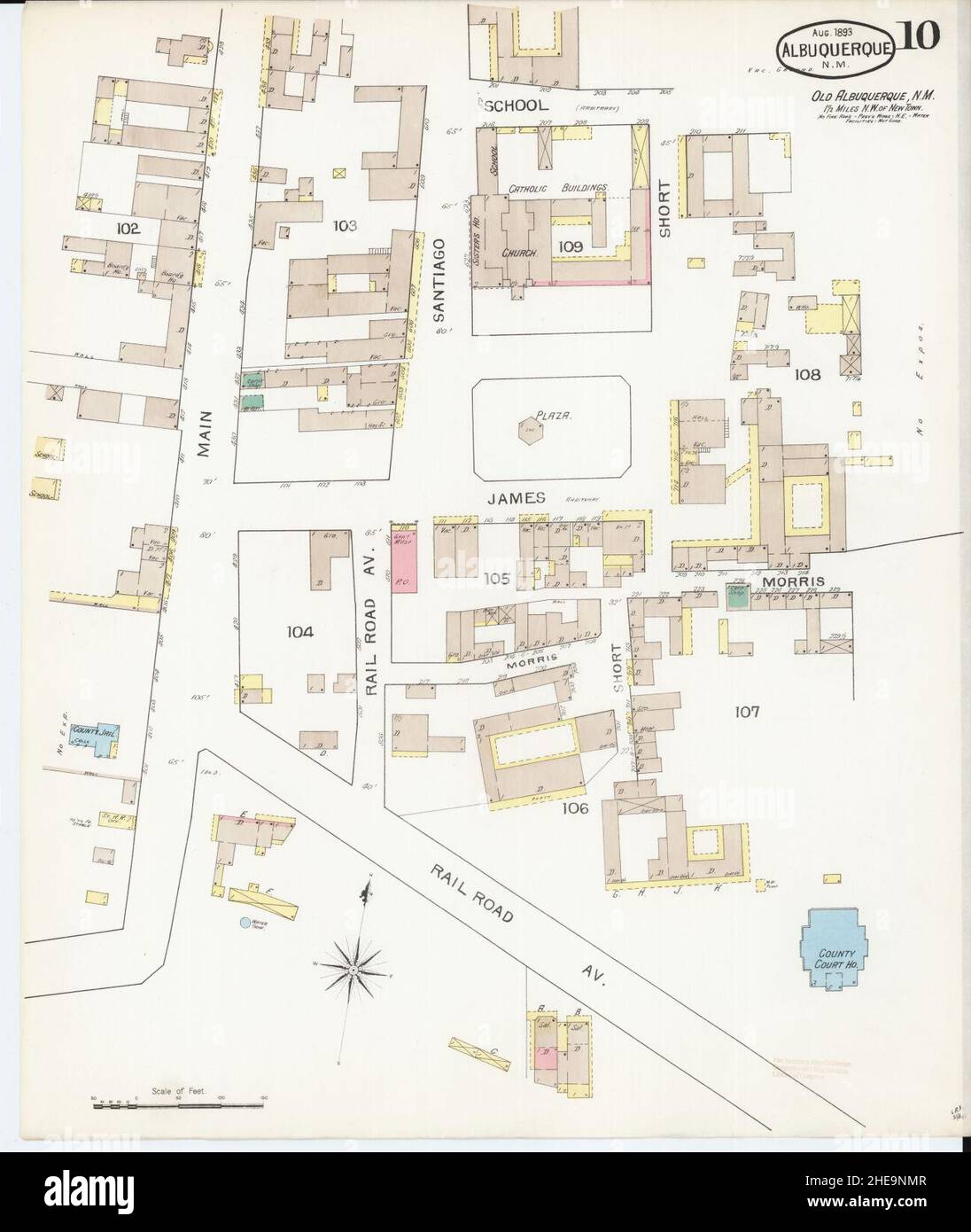 Bernalillo county map hi-res stock photography and images - Alamy