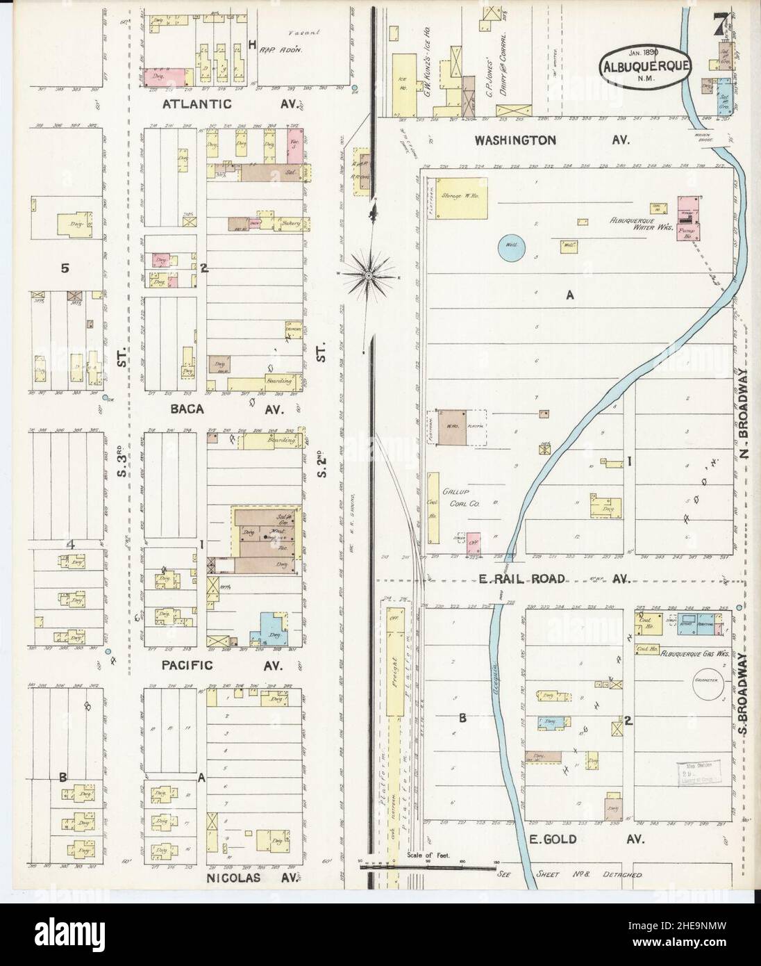 Bernalillo county map hi-res stock photography and images - Alamy