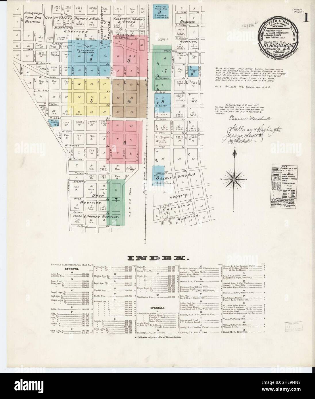 Bernalillo county map hi-res stock photography and images - Alamy