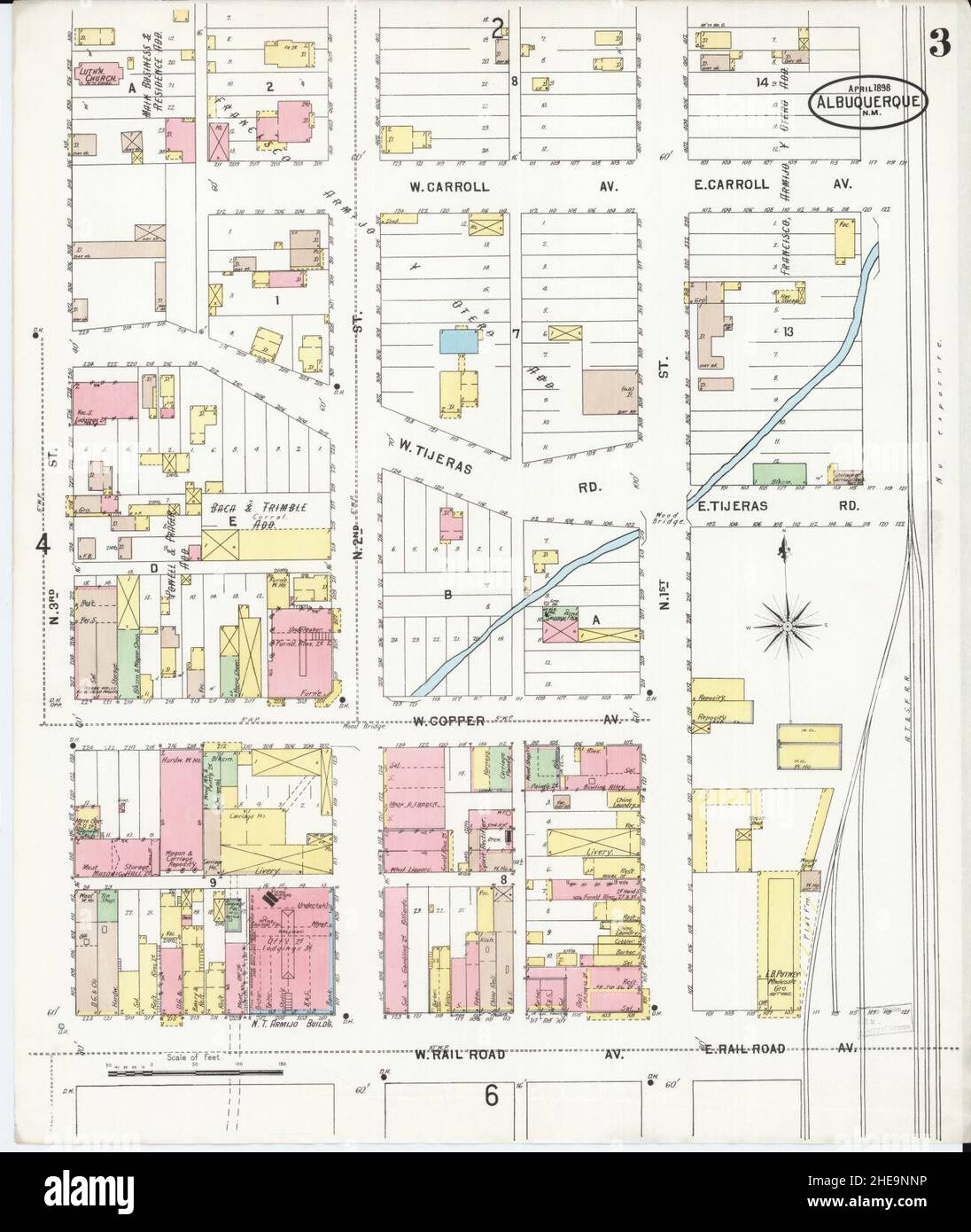 Bernalillo county map hi-res stock photography and images - Alamy
