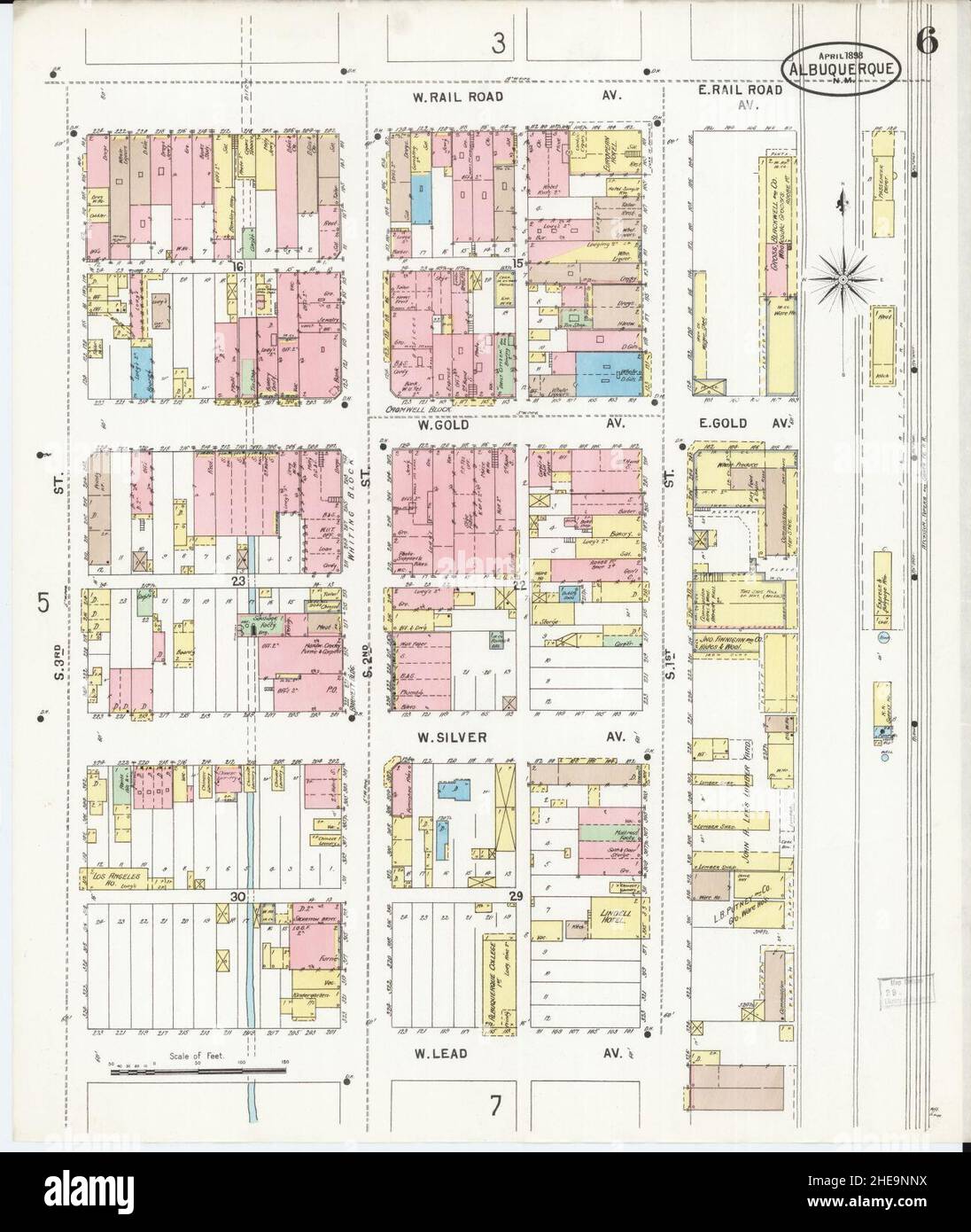 Bernalillo county map hi-res stock photography and images - Alamy